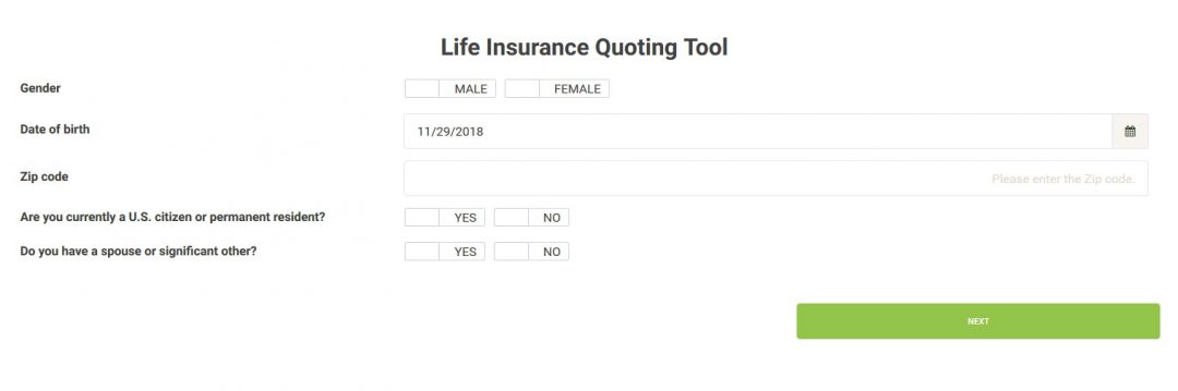 Developing a Life Insurance Quoting Software with SpreadsheetWeb