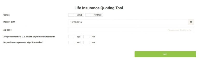 Developing a Life Insurance Quoting Software with SpreadsheetWeb
