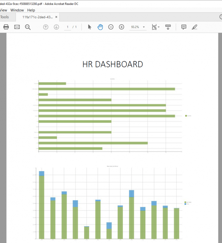 Adding Charts into Print Processes