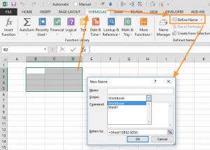 5 Ways to Create an Excel Named Range
