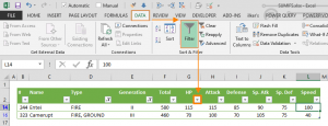 How to Filter a Table in Excel