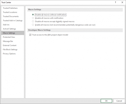 How to disable Workbook_Open and Auto_Open in Excel