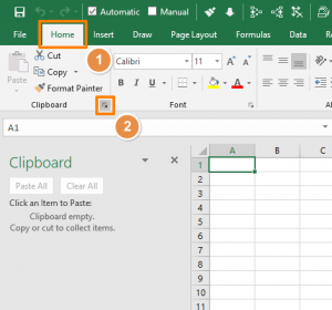 How to use Clipboard in Excel