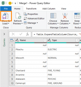 How to compare two tables using Get & Transform Data in Excel