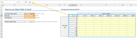 How to use Data Table in Excel • What-If Analysis in Excel