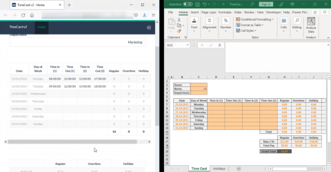 Create Timesheet Applications from Excel Spreadsheets on monday.com