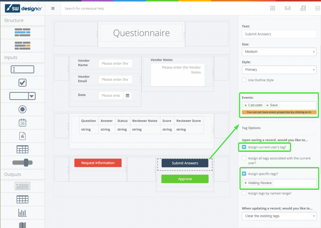 Building Scored Questionnaires with SpreadsheetWeb Hub