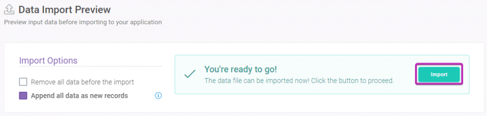 Data Import Feature in SpreadsheetWeb Hub